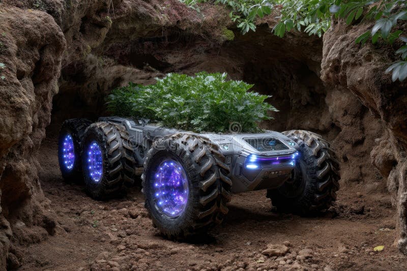 Innovative Robotic Vehicle Exploring Underground Cave Filled with Lush ...