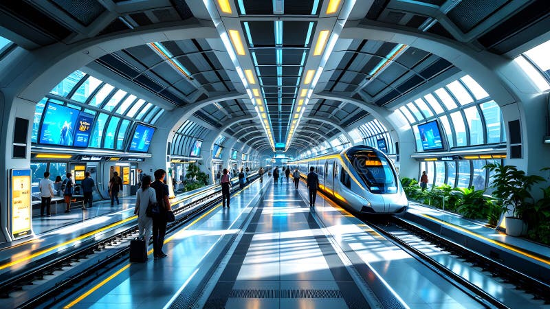 Innovative Robotics Advanced Humanoid Robot with Glowing Circuitry in a ...