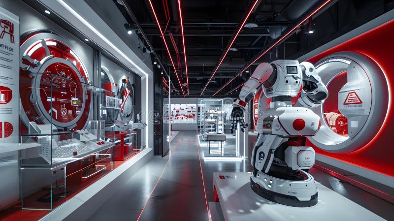 Innovative Robotics Display at Science Museum Generative AI Stock ...