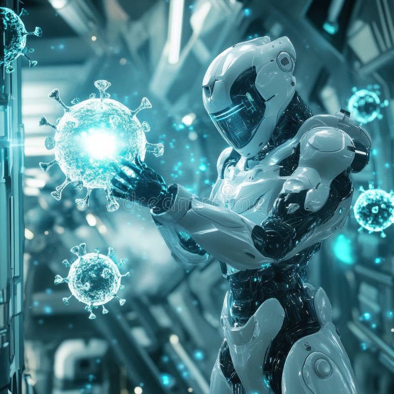 Robots Control and Neutralize Viruses in a Futuristic Laboratory ...