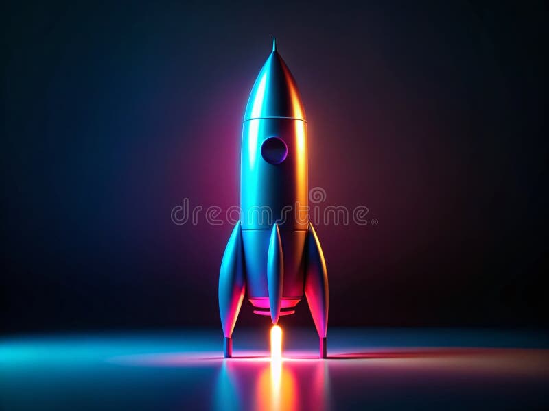 Innovative Rocket Design a 3D Rendered Concept for Space Exploration ...