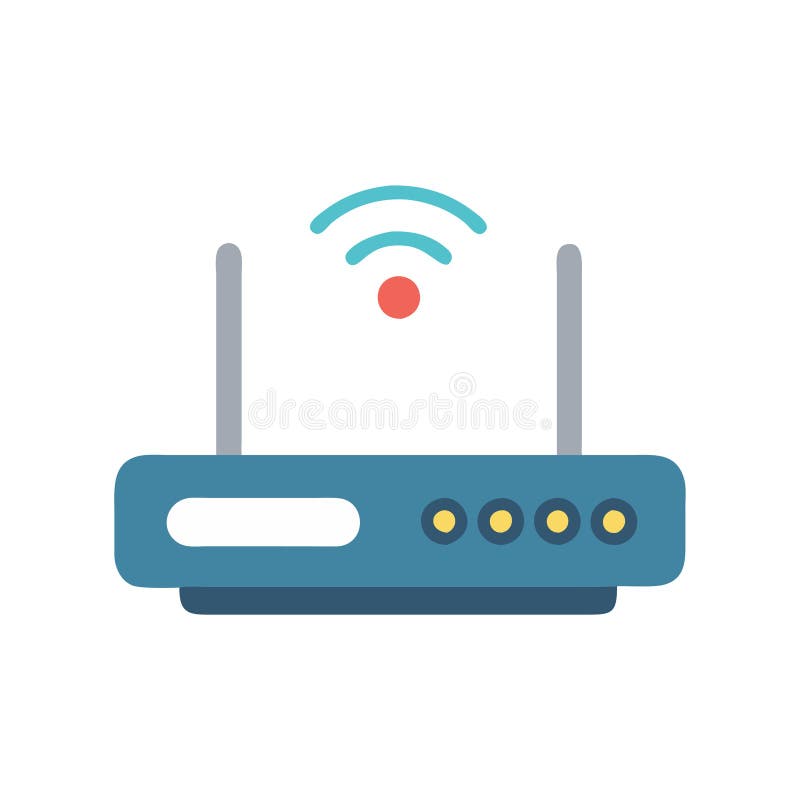 Innovative Router Design Icon Stock Illustration - Illustration of copy ...