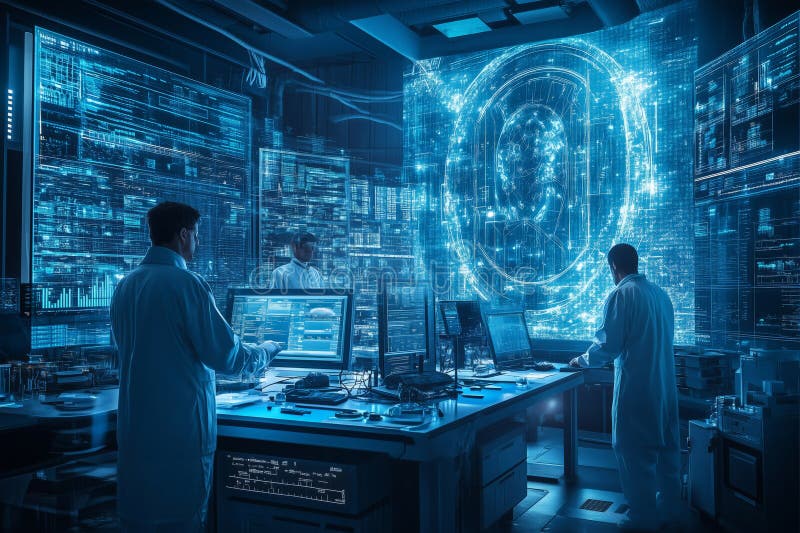 Innovative Scientists Conduct Advanced Research in a High-tech ...