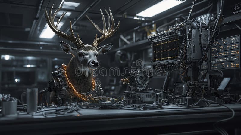 Innovative Sea Deer Engineer Designs Space Technology in a Futuristic ...