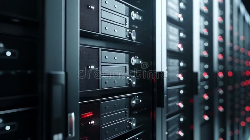 Innovative Server Engineering in a Modern Data Center Stock Video ...