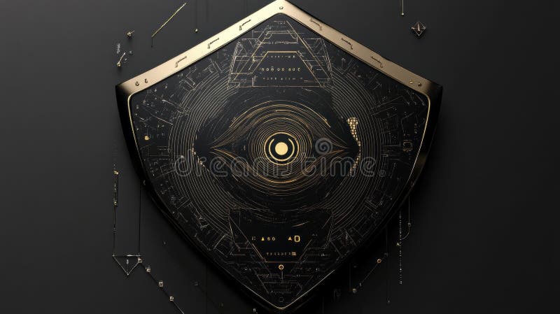 Innovative Shield Design Showcases Cybernetic Patterns and an Eye ...