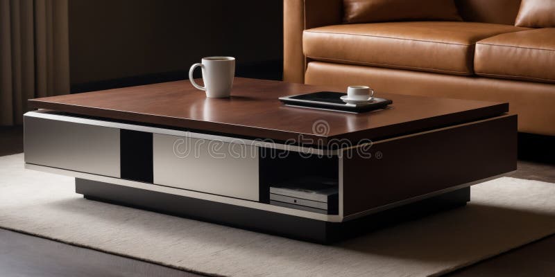Innovative Smart Coffee Table with Built-in Touch Screen in Modern ...