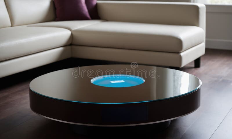 Innovative Smart Coffee Table with Built-in Touch Screen in Modern ...