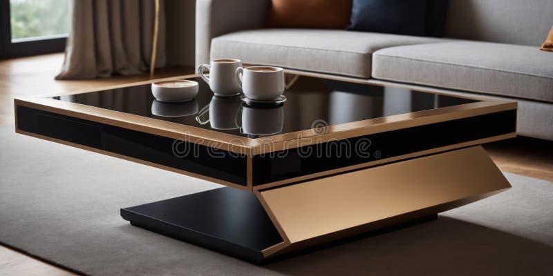 Innovative Smart Coffee Table with Built-in Touch Screen in Modern ...
