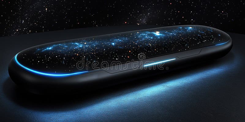 Innovative Smart Device Displaying a Vibrant Representation of the ...