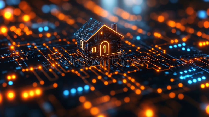 Innovative Smart Home Dashboard Showcasing Connectivity and Digital ...