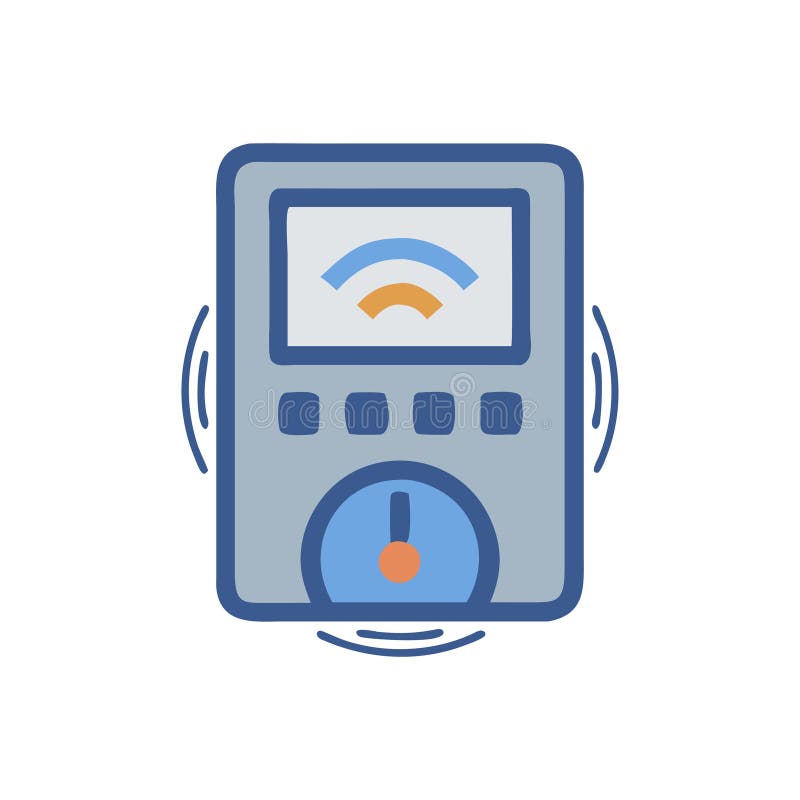 Innovative Smart Meter Design Icon Stock Vector - Illustration of data ...