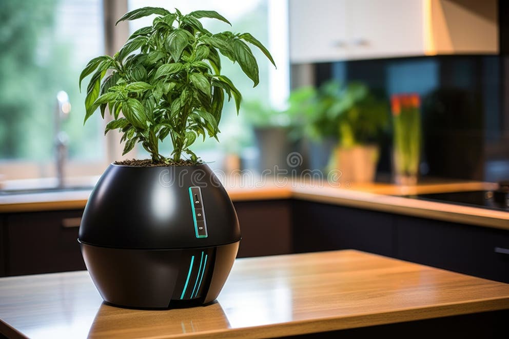 Innovative Smart Pot Design with Automatic Fertilizer Dispenser Stock ...