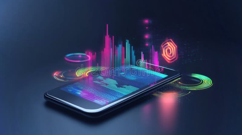 Innovative Smartphone Design Featuring Cyberpunk Aesthetic and Dynamic ...