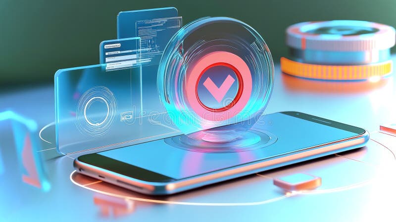 Innovative Smartphone Showcasing AI Technology in a Creative Dark Mode ...