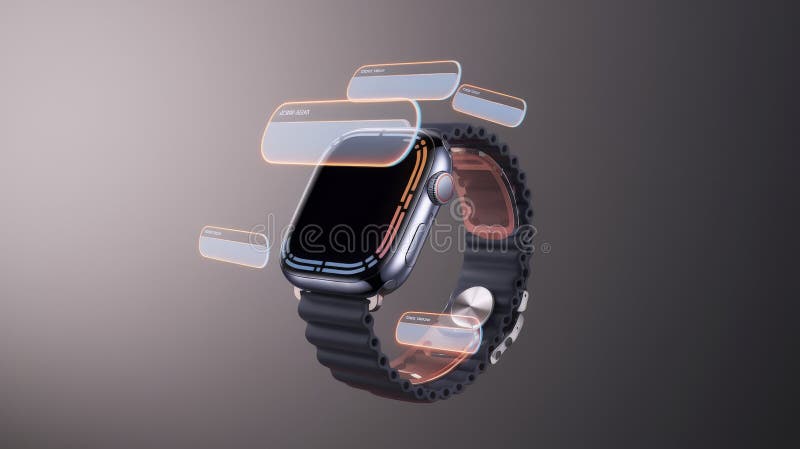 Innovative Smartwatch Technologies Virtual Displays and High-tech ...