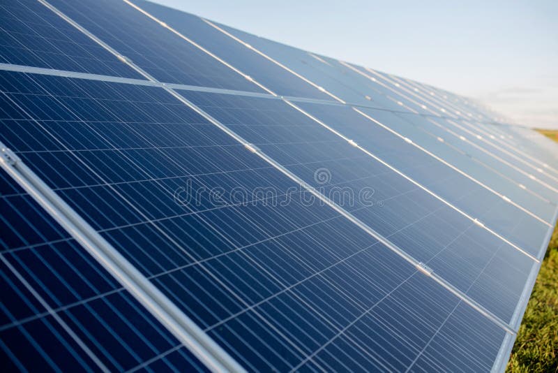 Innovative Solar Energy Panels. Stock Photo - Image of alternative ...