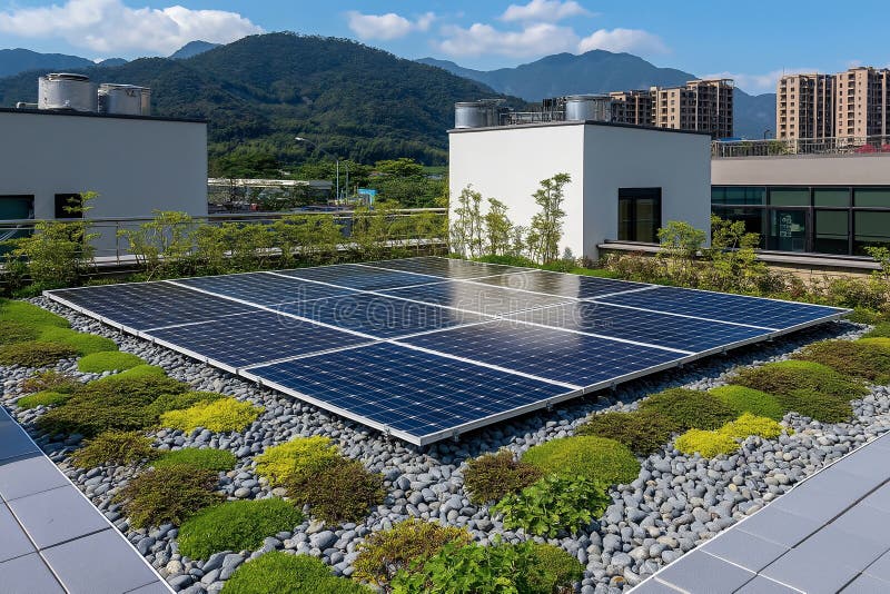 Innovative Solar Panel Array Integrates with Urban Rooftop Design ...