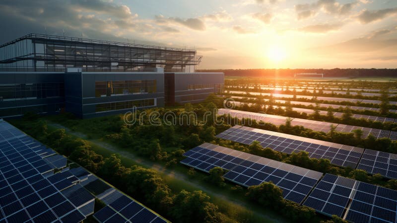 Innovative Solar Panel Manufacturing Plant Producing State-of-the-Art ...