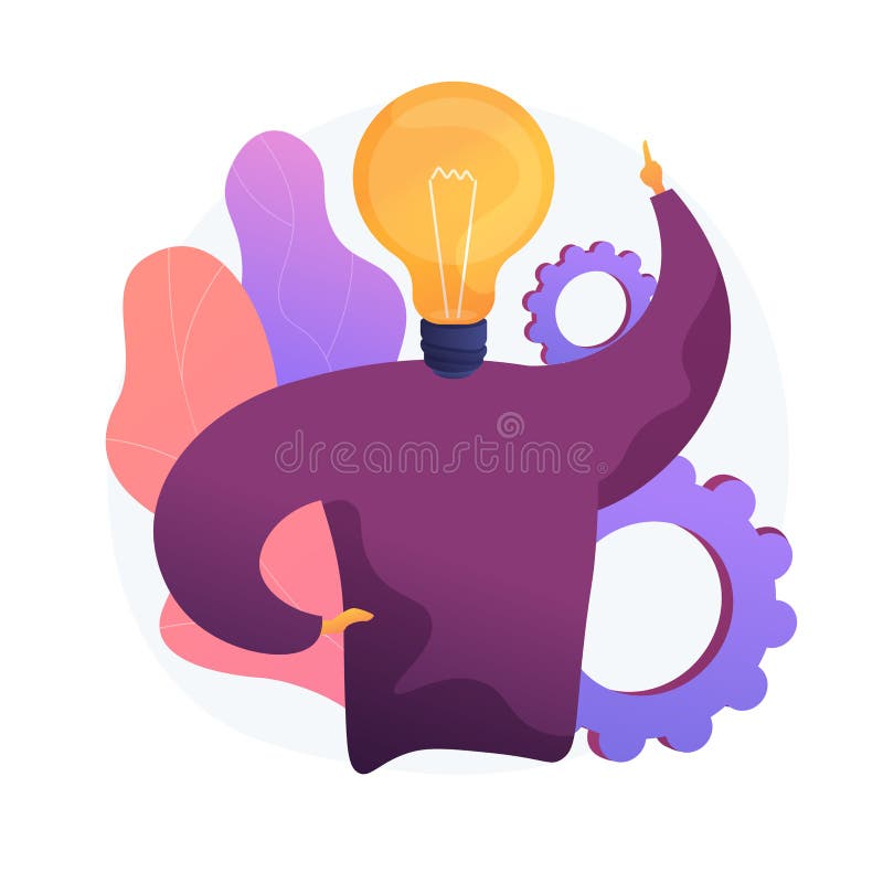 Innovative Thinking Vector Concept Metaphor Stock Vector - Illustration ...