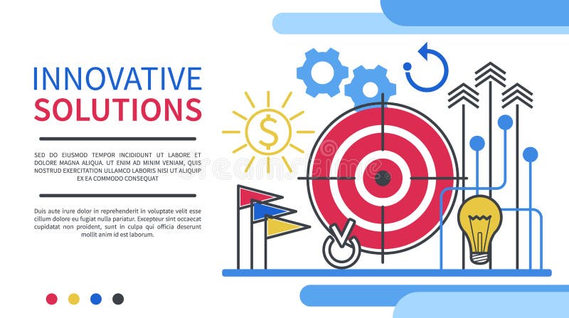 Innovative Solutions Concept. Stock Vector - Illustration of design ...