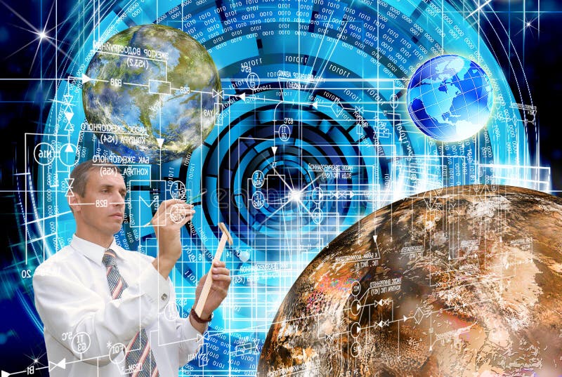 Innovative space research stock photo. Image of globe - 30351696