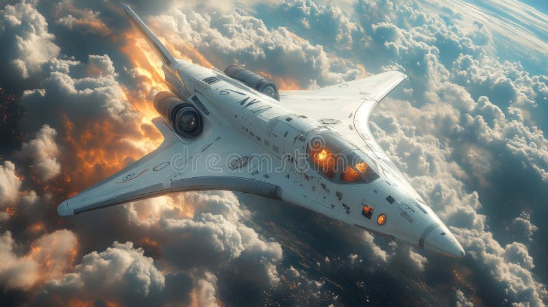 Innovative Spaceplane Launches into Hypersonic Flight Over Clouds ...