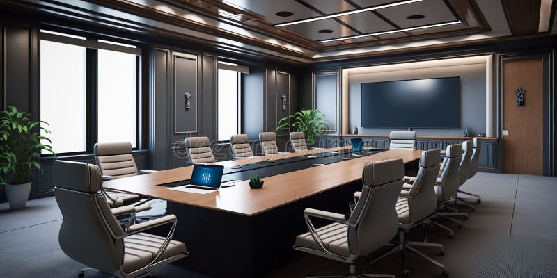 Innovative and Spacious Executive Conference Room in a Modern Building ...