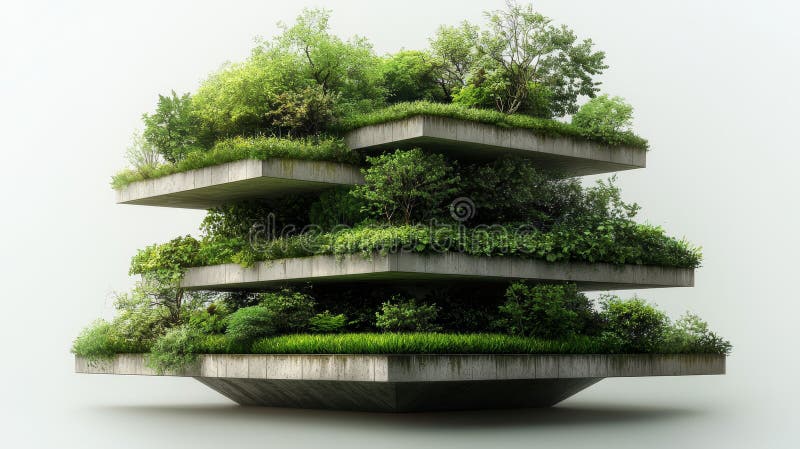 Innovative Stacked Garden Concept Stock Illustrations – 7 Innovative ...
