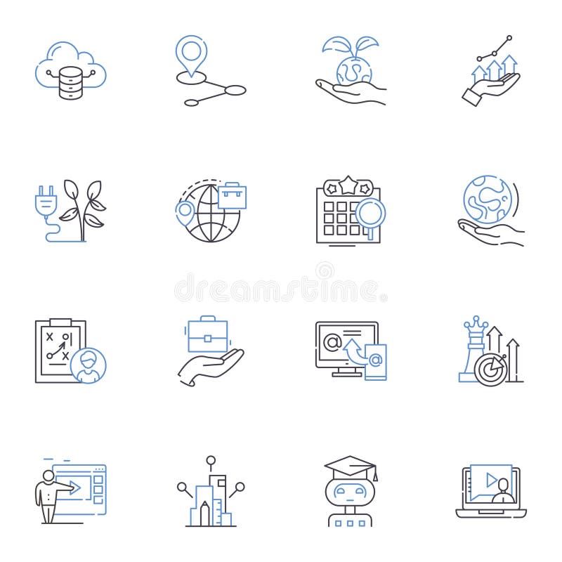 Innovative Startup Line Icons Collection. Disruptive, Cutting-edge ... Innovative Startup Line Icons Collection. Disruptive, Cutting-edge ...
