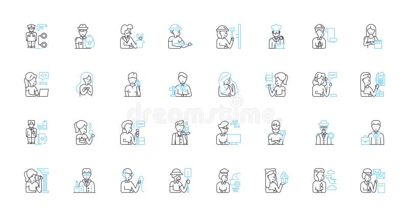 Innovative Strategies Linear Icons Set. Agility, Creativity, Disruption ...