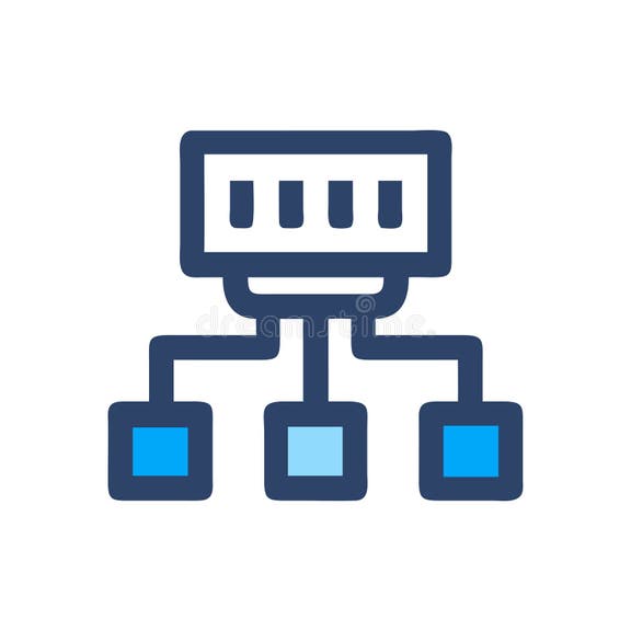 Innovative Subnet Design Icon Stock Vector - Illustration of digital ...