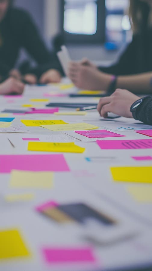 Innovative Teamwork: Young Professionals in a Creative Brainstorming ...