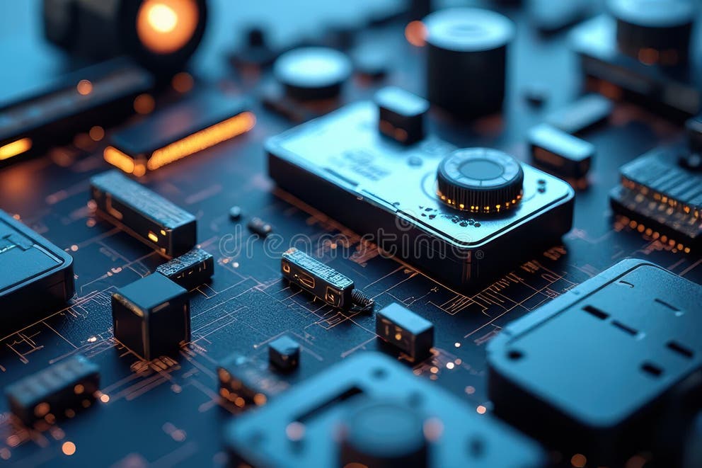 Innovation in Technology Tools Stock Illustration - Illustration of ...