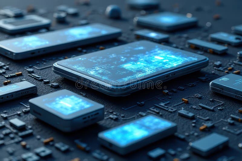 Innovative Tech and Groundbreaking Inventions Stock Illustration ...