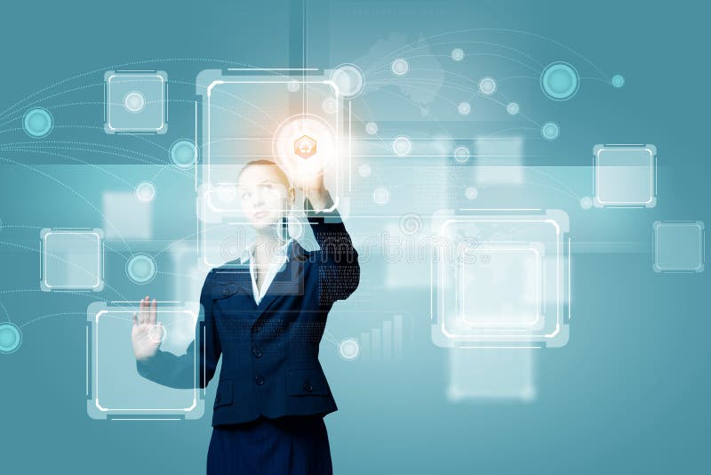 Innovative technologies stock image. Image of interface - 46228277