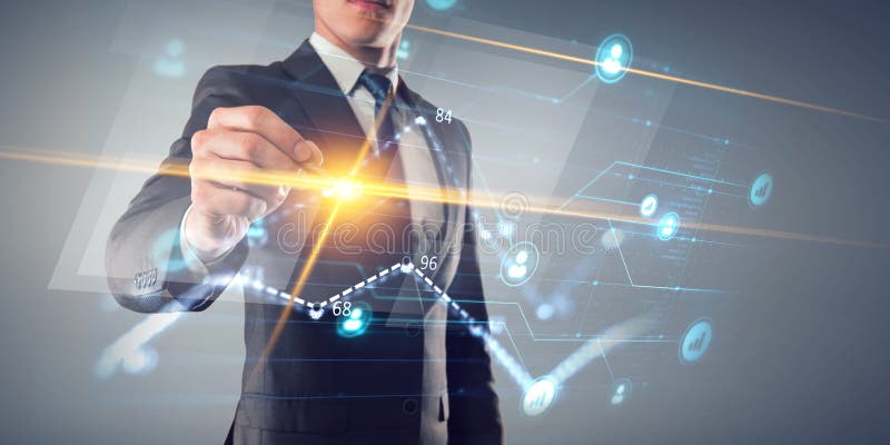 Innovative Technologies Image . Mixed Media Stock Photo - Image of ...