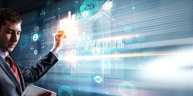 Innovative Technologies Image . Mixed Media Stock Photo - Image of ...