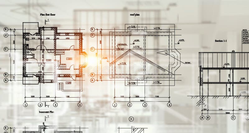 Innovative Technologies for Industries . Mixed Media Stock Illustration ...