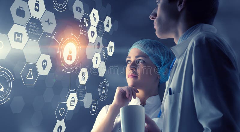 Innovative Technologies in Medicine . Mixed Media Stock Photo - Image ...