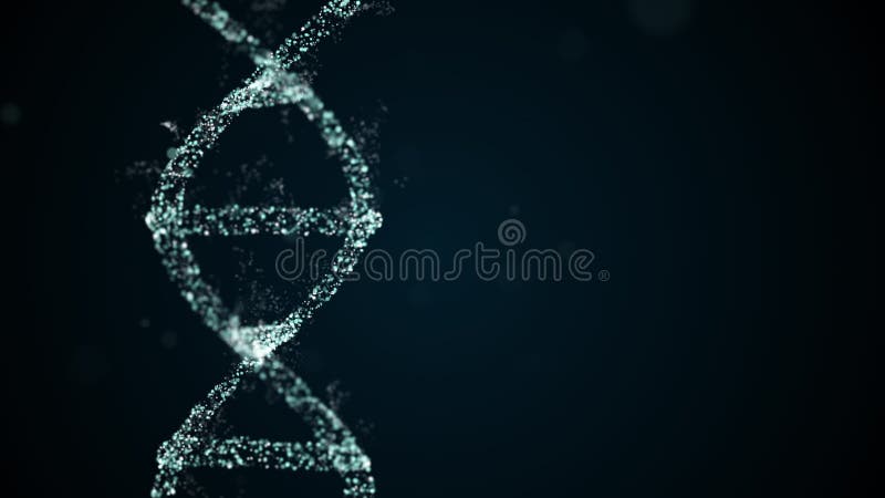 Innovative Technologies in Science and Medicine. High-tech Model of DNA ...
