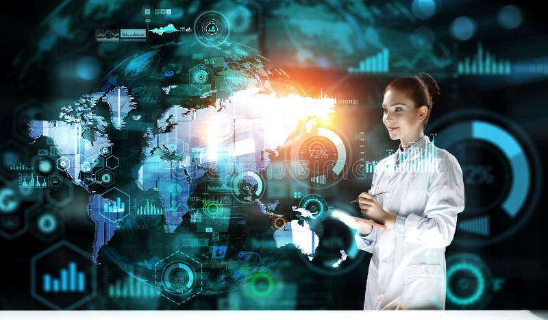 Innovative Technologies in Science and Medicine Stock Photo - Image of ...