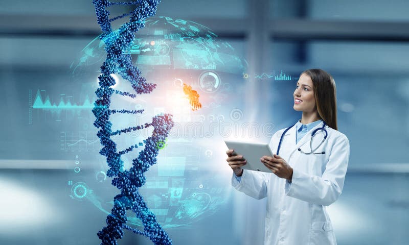 Innovative Technologies in Science and Medicine Stock Image - Image of ...