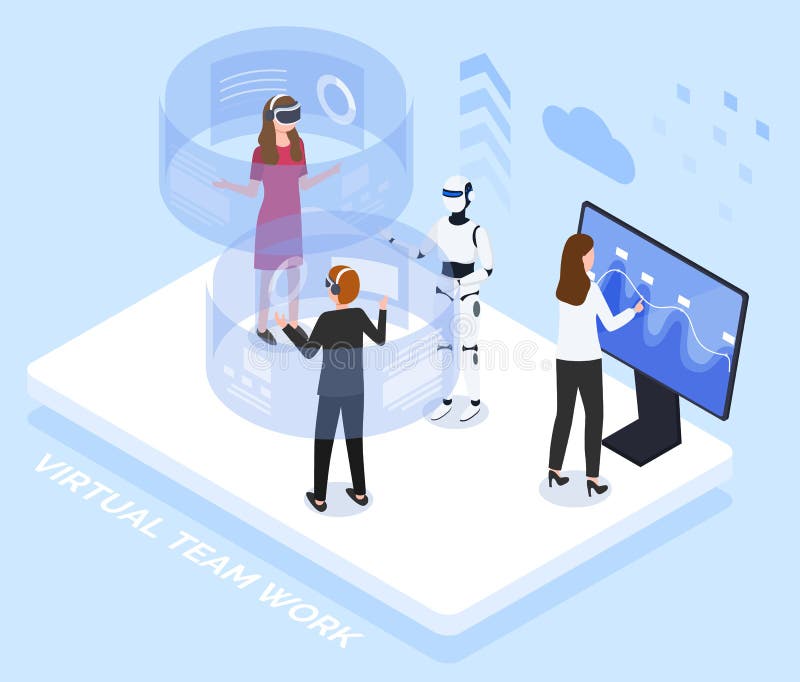 Innovative Technologies and Virtual Reality Test Stock Vector ...