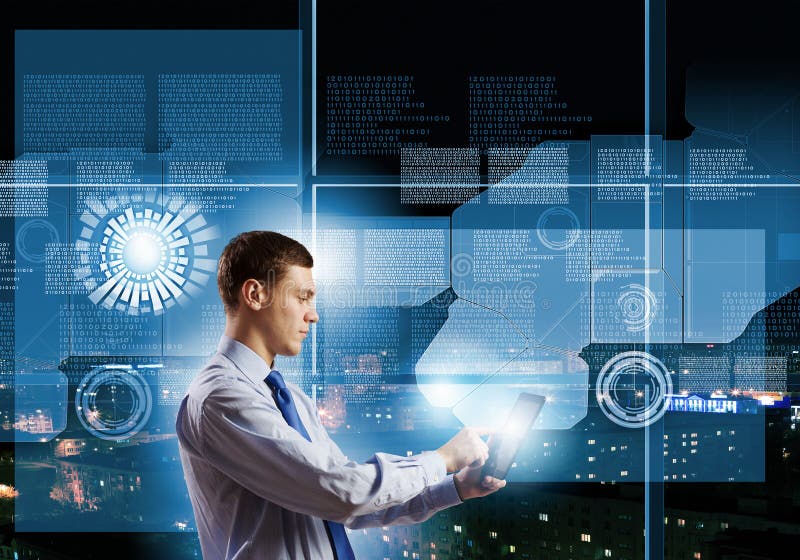 Innovative technologies stock image. Image of interface - 45743377