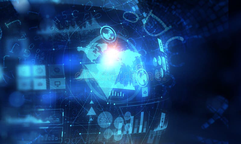 Innovative Technology Background Stock Image - Image of media, abstract ...