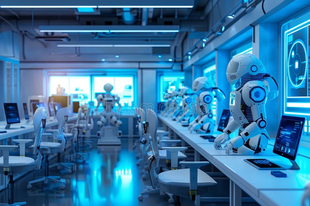 Innovative Technology Center Showcasing Advanced Computers and Robotics ...