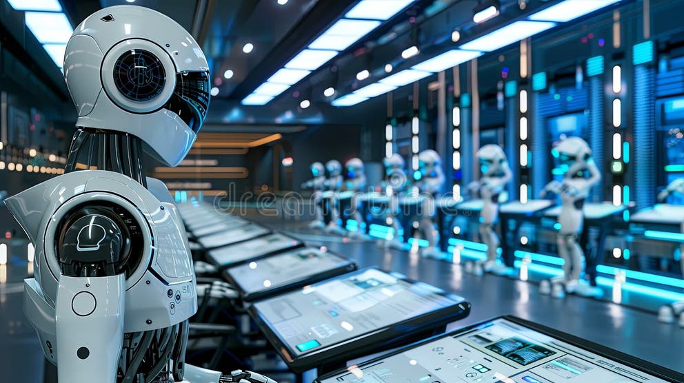 Innovative Technology Center Showcasing Advanced Robotics and Computer ...