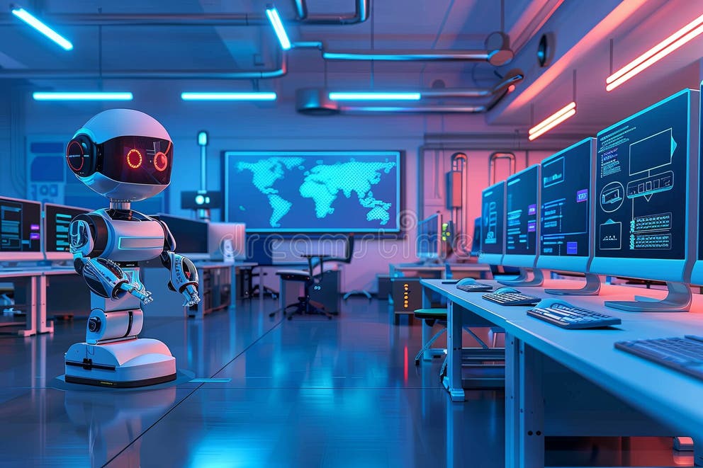 Innovative Technology Center Showcasing Computers and Robotics for Programming Education and ...