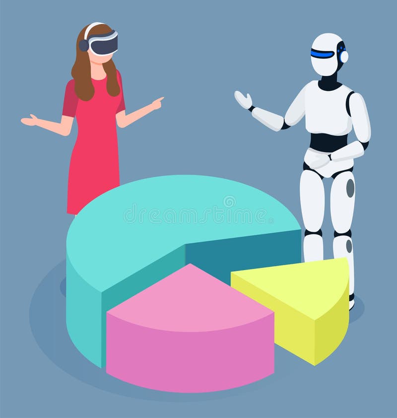 Robot Chart Analysis Stock Illustrations – 698 Robot Chart Analysis ...